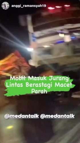 Mobil Masuk Jurang, Jalan lintas Berastagi padat Macet Buat yang akan melintas – Medan Ku